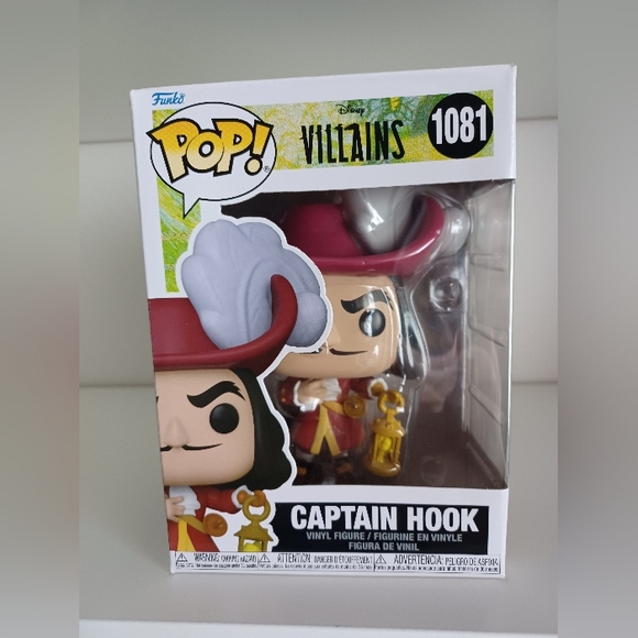 Funko | Toys | Disney Villain Captain Hook From Peter Pan 81 Funko Pop ...